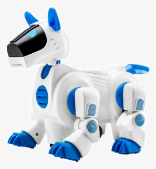 Walking Barking Electronic Puppy Robot Dog With Light - Dog PNG Image ...