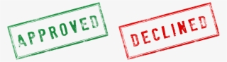 Approved Denied Stamps - Stamp Box Png PNG Image | Transparent PNG Free ...