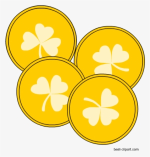 Saint Patrick's Day Coins Clipart Free Image - Saint Patrick's Day PNG ...