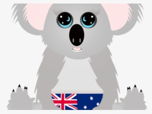 Koala Clipart Aussie - Australian Flag PNG Image | Transparent PNG Free ...
