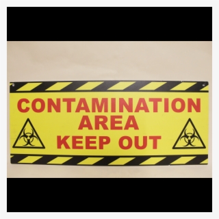 5500004 Contamination Area Sign X4 - Biosecurity PNG Image ...