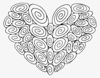Heart Swirl, Heart, Swirl, Curly Png And Vector - Heart Vector Swirl ...