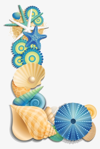 Ꭿϧc ‿ ⁀ Beach Clipart, Typography Alphabet, Alphabet - Letter Sea Shell ...