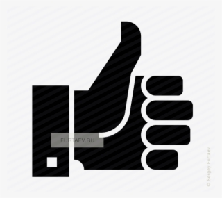 Vector Icon Of Thumbs Up Hand Gesture - Graphic Design PNG Image ...