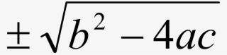 Image00 - Discriminant Formula PNG Image | Transparent PNG Free ...