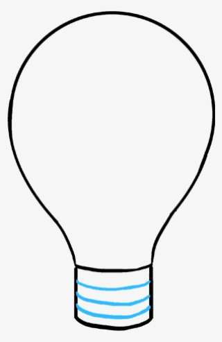 How To Draw Light Bulb - Incandescent Light Bulb PNG Image ...