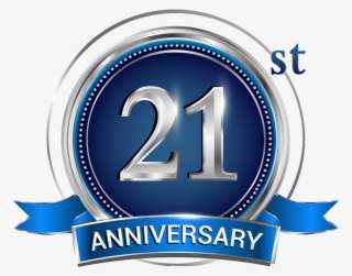 Celebrating 21 Years - Cobalt Blue PNG Image | Transparent PNG Free ...