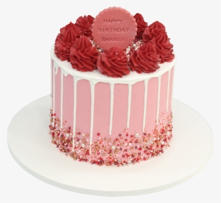 Sprinkles Pink Cake - Birthday Cake PNG Image | Transparent PNG Free ...