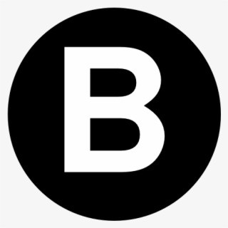 White Letter B Clip Art At Clker - Round Linkedin Logo Png PNG Image ...
