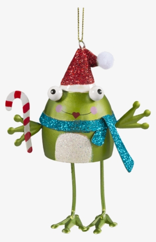 Frog With Dangling Legs - Christmas Ornament PNG Image | Transparent ...