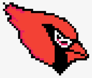 My Version Of The Arizona Cardinals Logo - Planet Pixel Art Png PNG ...