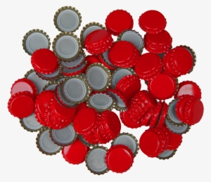 100 Red Crown Caps - 100 X Crown Caps - Red - Home Brew PNG Image ...