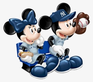 Mickey & Minnie New York Yankees Clipart - Logos And Uniforms Of The ...