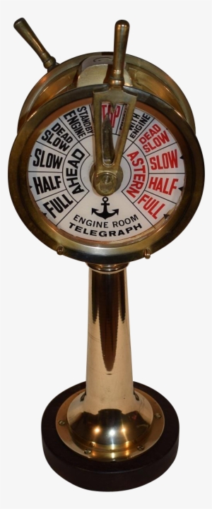 Beautiful Vintage Nautical Brass Ships Engine Room - Alarm Clock PNG ...