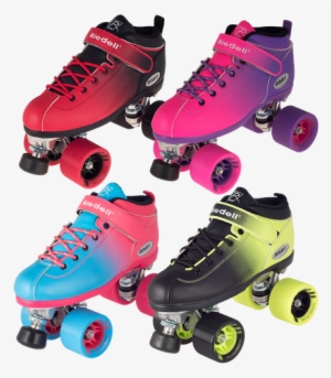 Riedell Dart Ombre Roller Skates PNG Image | Transparent PNG Free ...