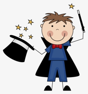 Kids Doing Math Clipart - Magic Show Clip Art PNG Image | Transparent ...