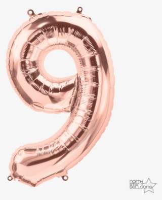34" Rose Gold Numbers - 2019 Ballons Rose Gold PNG Image | Transparent ...