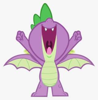 Memnoch, Dragon, Dragon Wings, Hands Up, Male, Molt - Mlp Spike With ...