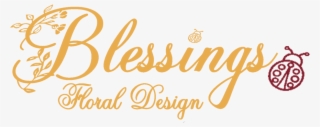 Blessings Logogold - Calligraphy PNG Image | Transparent PNG Free ...