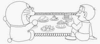 Coloring Pages Doraemon Official Website Episodes - Sketch PNG Image ...
