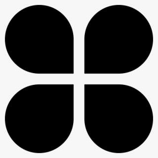 Circular Button With Four Dots Of Holes Comments - Circle With Four ...