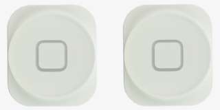 Iphone 5 Home Button White X2 - Plastic PNG Image | Transparent PNG ...