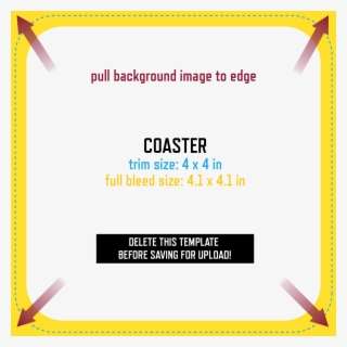 Coaster Design Template - Coaster Template PNG Image | Transparent PNG ...