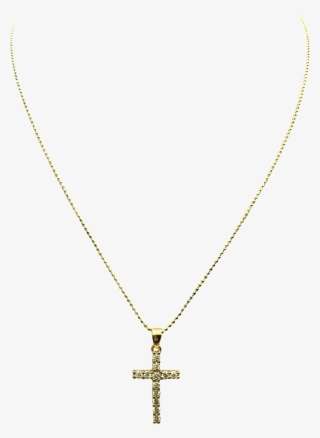 Cross Chain Gold - Necklace PNG Image | Transparent PNG Free Download ...