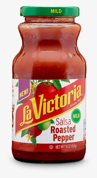 Roasted Pepper Salsa - La Victoria Mild Salsa PNG Image | Transparent ...