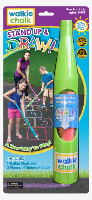 Walkie Chalk® Lucky Lime - Walkie Chalk Stand Up Sidewalk Chalk Holder ...