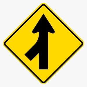 Road Sign - Merge Sign Nz PNG Image | Transparent PNG Free Download on ...