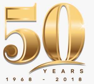 50th Anniversary Gala - 50 Years Golden Jubilee Png PNG Image ...