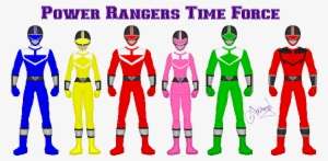 Power Rangers Time Force Deviantart Clipart - Power Rangers Paper Dolls ...