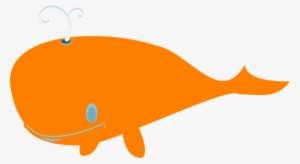 Orange Whale Png PNG Image | Transparent PNG Free Download on SeekPNG