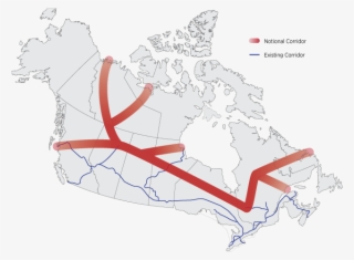 Northern Corridor Map - North America Provinces PNG Image | Transparent ...