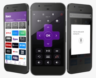 Roku Mobile App Ios Android My Channels - Roku Mobile App Channel Store PNG Image | Transparent ...