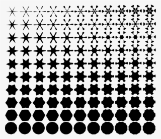 6 Pointed Star Shapes - 15 Pointed Star PNG Image | Transparent PNG ...