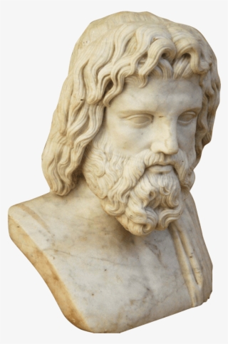 Bust Transparent - Zeus Statue No Background PNG Image | Transparent ...