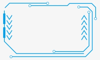 Technology Border Blue Simple Lines Png And Psd - Diagram PNG Image ...