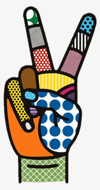 Peace-hand - Craig And Karl Art PNG Image | Transparent PNG Free ...