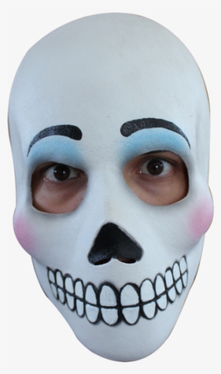 /day Of The Dead Catrina Mask/ - Mascara De Catrines PNG Image ...