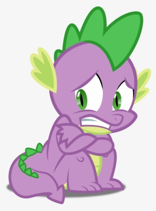 3000 X 3786 3 - Spike The Dragon Scared PNG Image | Transparent PNG ...