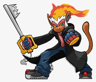 Infernape Is Roxas' Organization Xiii Outfit - Cartoon PNG Image ...