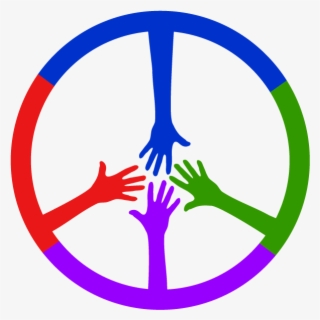 4 Colored Hands Coming Together To Form A Peace Sign - Osnabrück Wappen ...