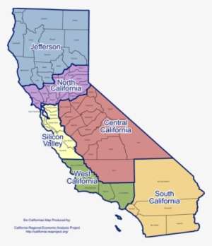 California Regional Map Png Png Images - Map Of California Transparent ...