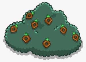 Large Multi-berry Bush Sprite 009 - Illustration PNG Image ...
