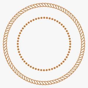 Circle Rope Png Png Black And White Stock - Circle Rope Frame Vector ...