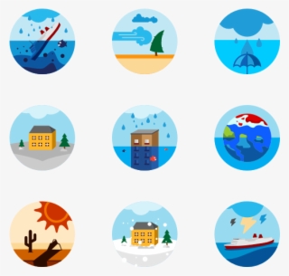Disasters - Natural Disaster Icons Transparent PNG Image | Transparent ...