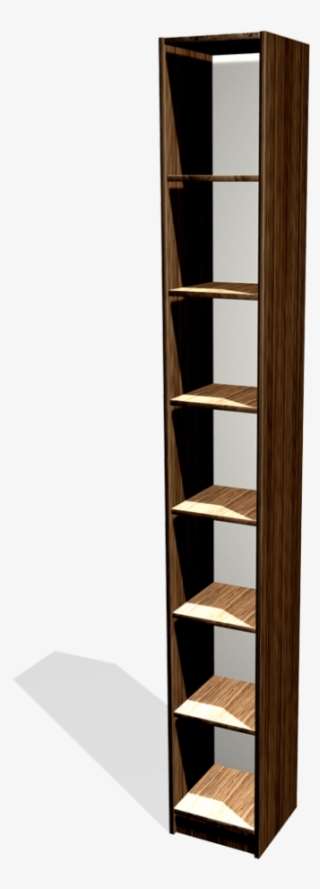 White Bookshelf With Multiple Sectioned Units - Bookcase PNG Image ...