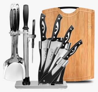 18-piece Kitchen Knife Kitchen Kitchen Cooking Utensils - Knife PNG ...